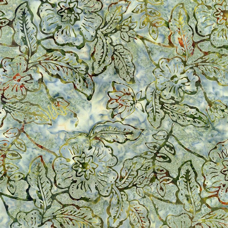 Forest Floor - Jungle Bloom, Stem - Tonga-B8401 – Mended Hearts Quilting & Boutique