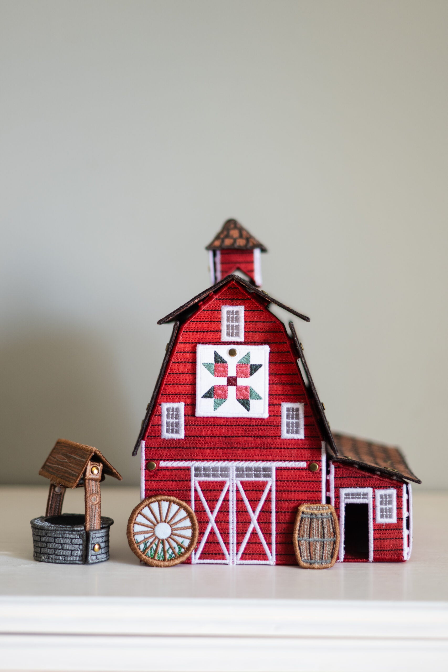 Kit 1244 - Homestead: Vol. 1 Prairie Barn - Machine Embroidery – Mended ...