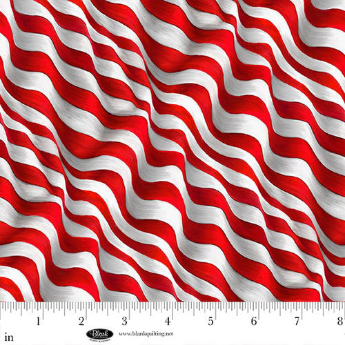 Fire Alarm - Waving Flag Stripe, Red - 4101-88 – Mended Hearts Quilting ...