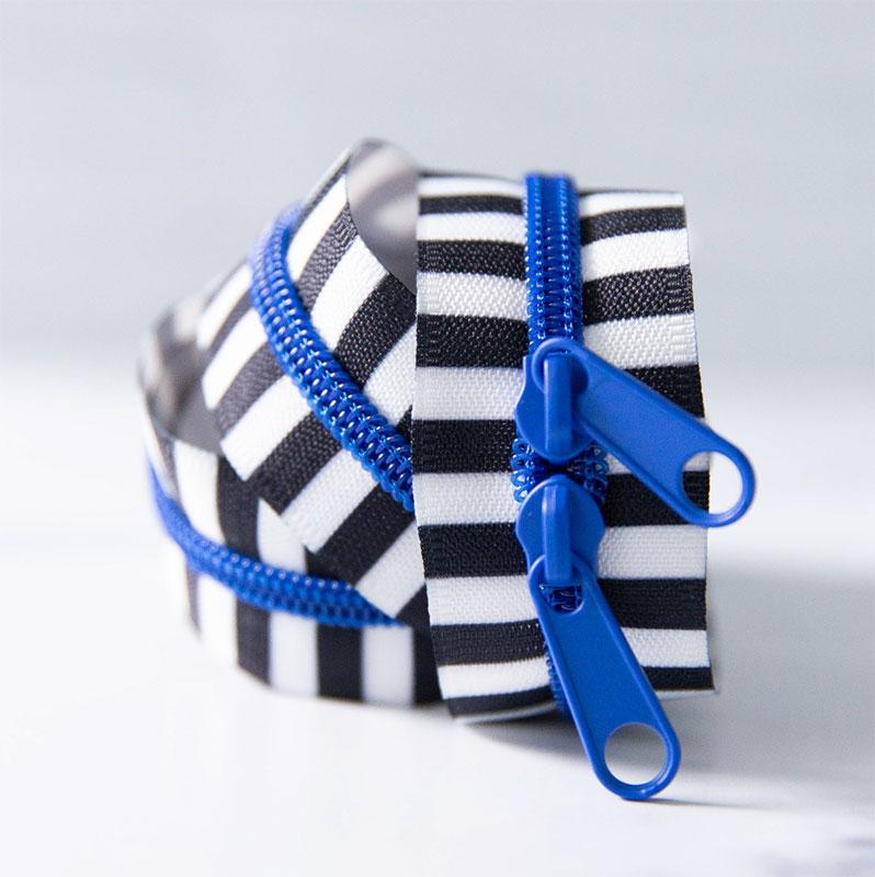 Black & White 30" Zipper - Blue Ribbon Zipper Teeth – Mended Hearts ...