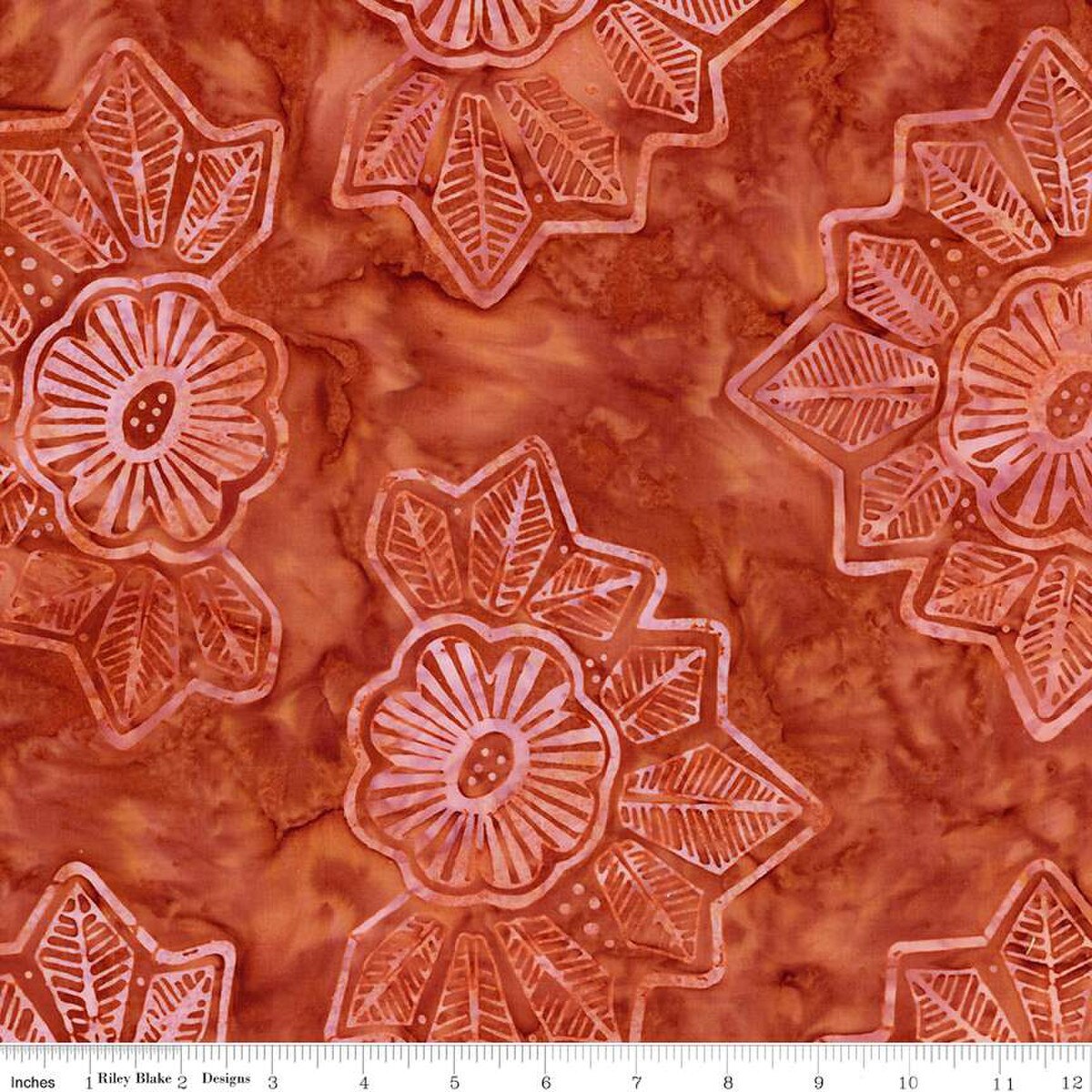 Batiks Kalinda - Red Fox, Red - BT23480-239 - Expressions Batiks ...