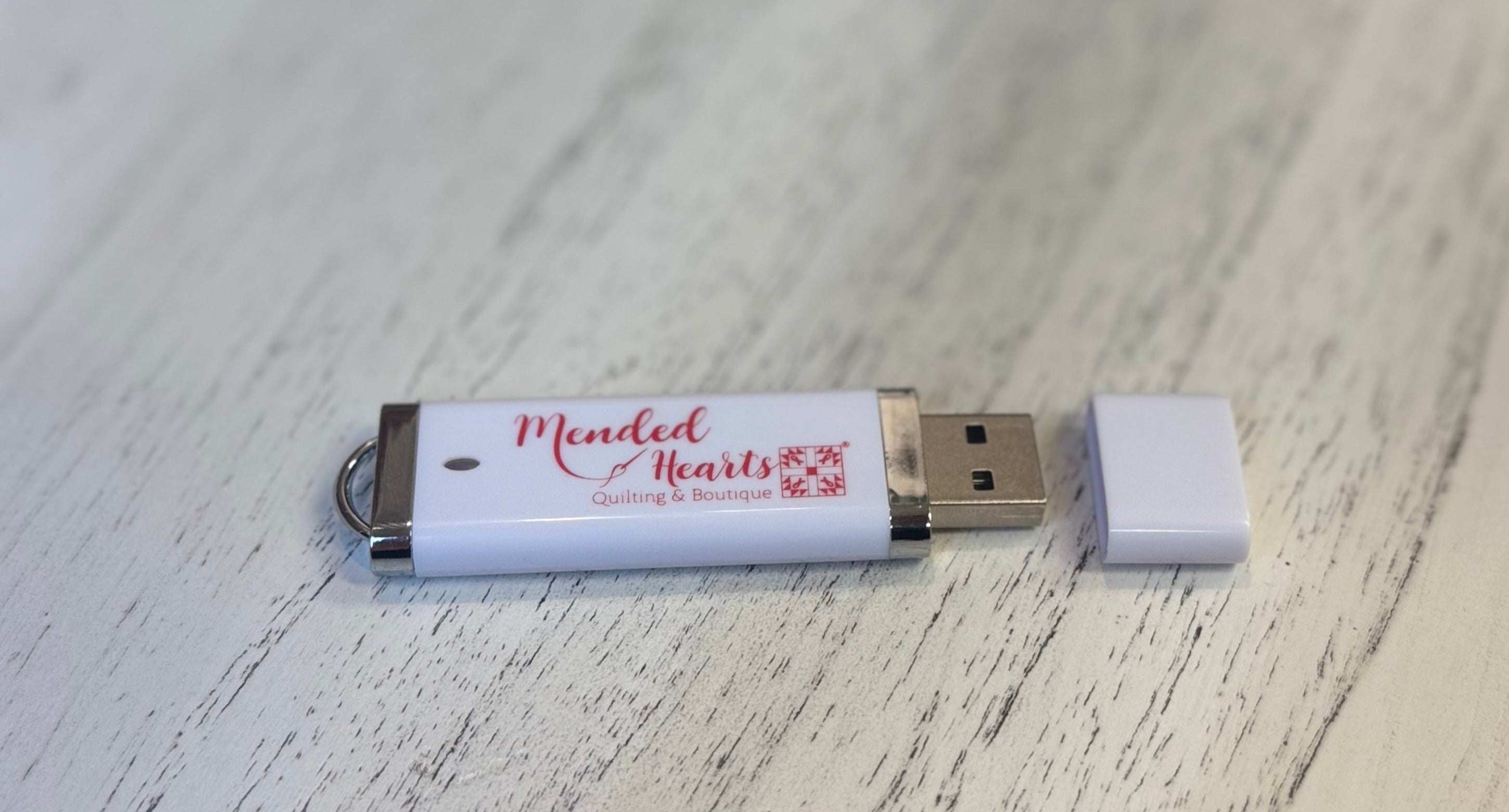 Blank USB for Machine Embroidery - 2GB – Mended Hearts Quilting & Boutique