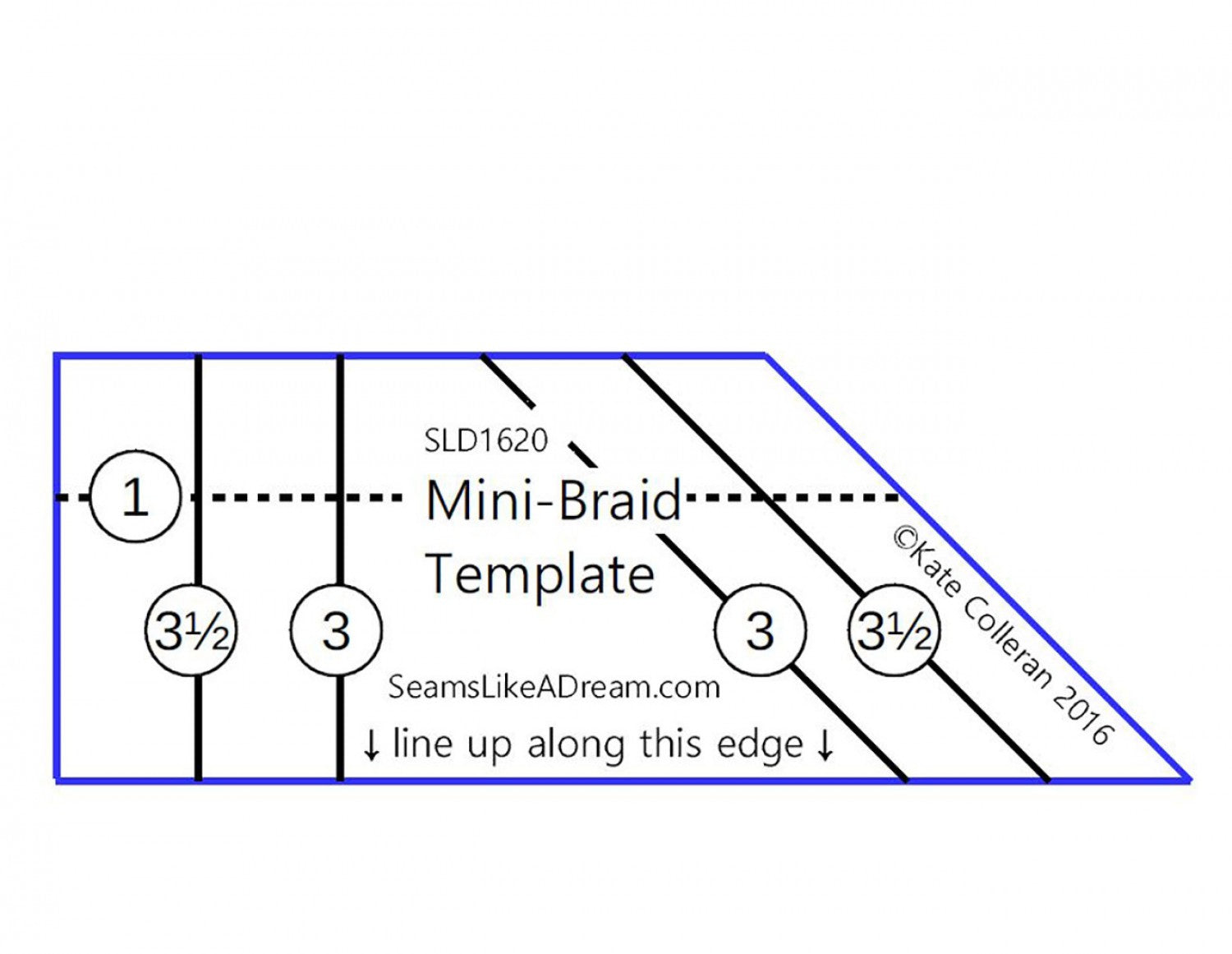 Mini Braid Template – Mended Hearts Quilting & Boutique