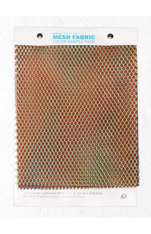 Mesh Fabric Color Sample Card – Mended Hearts Quilting & Boutique